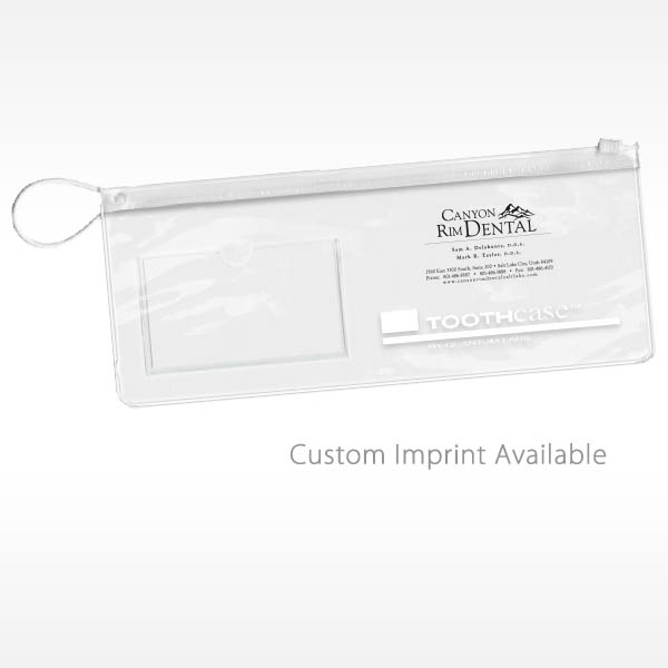 Wholesale Dental & Patient Hygiene Supplies | 4" CLEAR TOOTHcase Bag ...